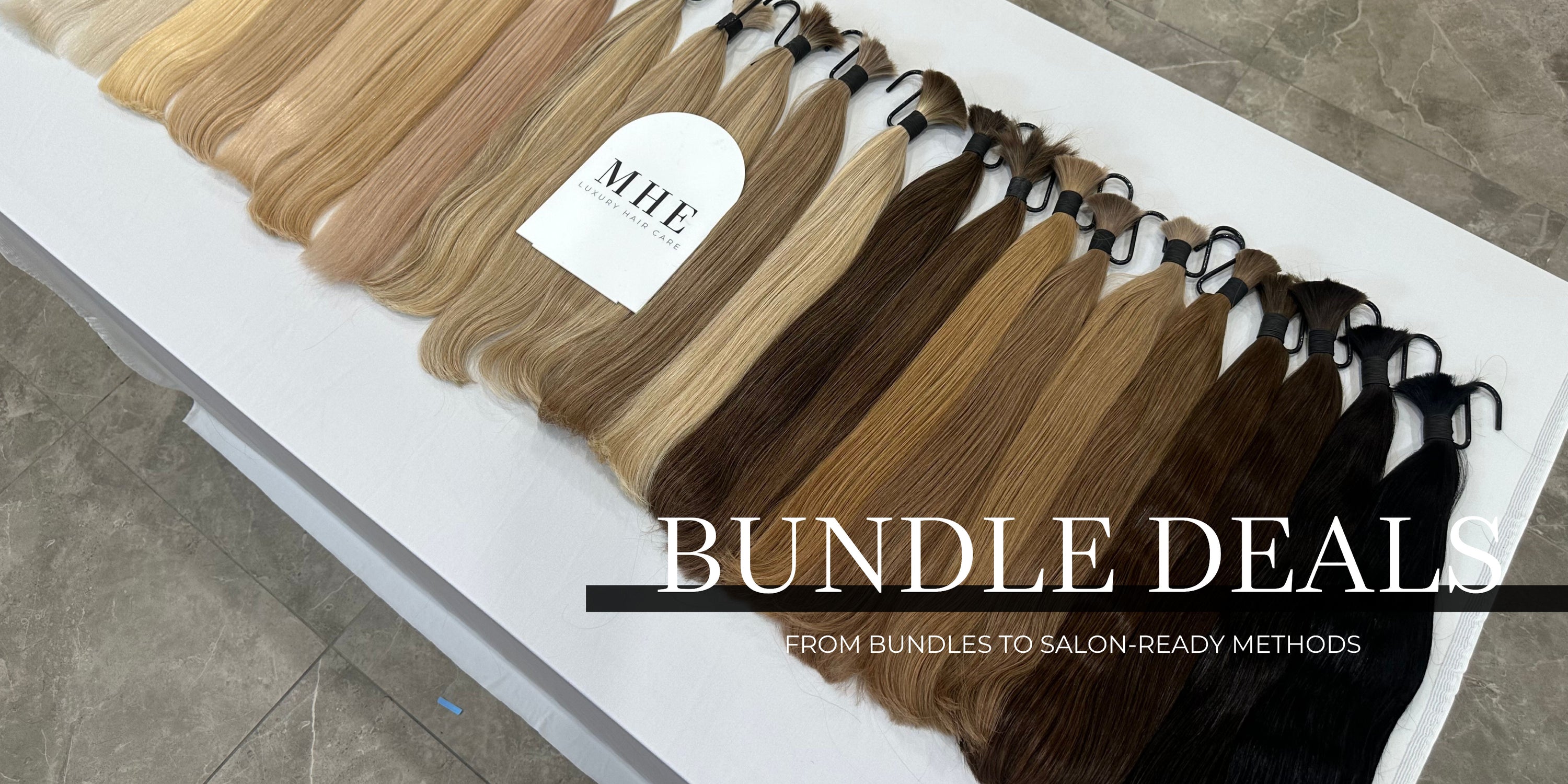 Hair Extension Bundles | Weft, Tape-in & Keratin Bonds